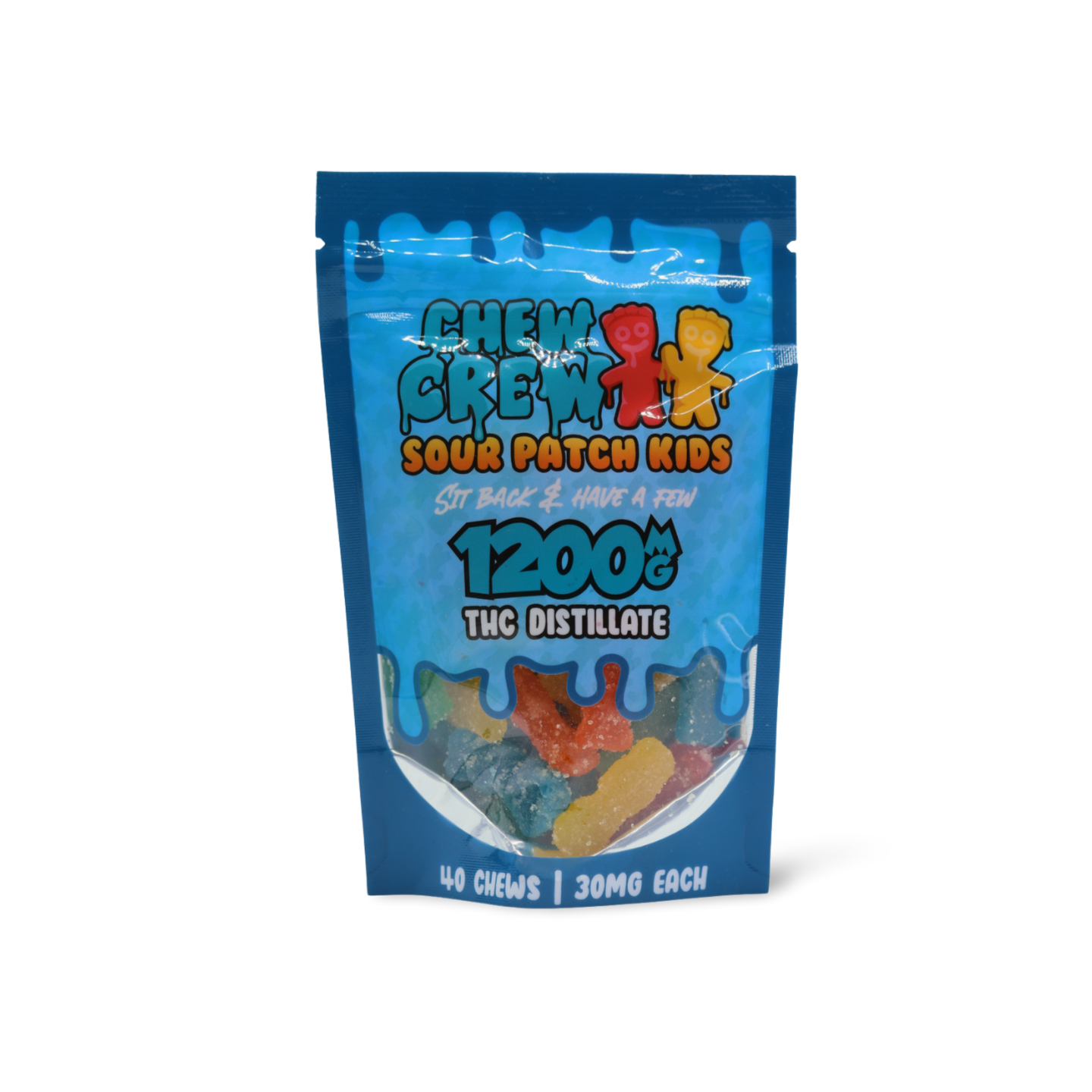 buy Chew Crew - 30mg Sour Kids Gummies (1200mg THC) online | Canada ...